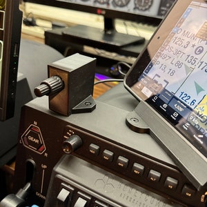 DIY Knobster W/honeycomb Mount for Honeycomb Alpha Yoke and Bravo ...