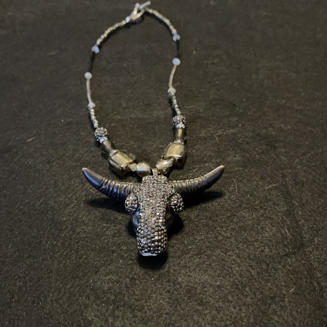 Bull Necklace 17 - Etsy