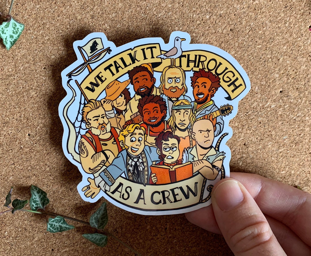 As a Crew Vinyl Sticker - Etsy