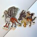 Sketchbook Chimera Sticker Set - Etsy