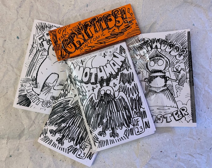 Know Your Cryptid Mini Comic Set - Etsy