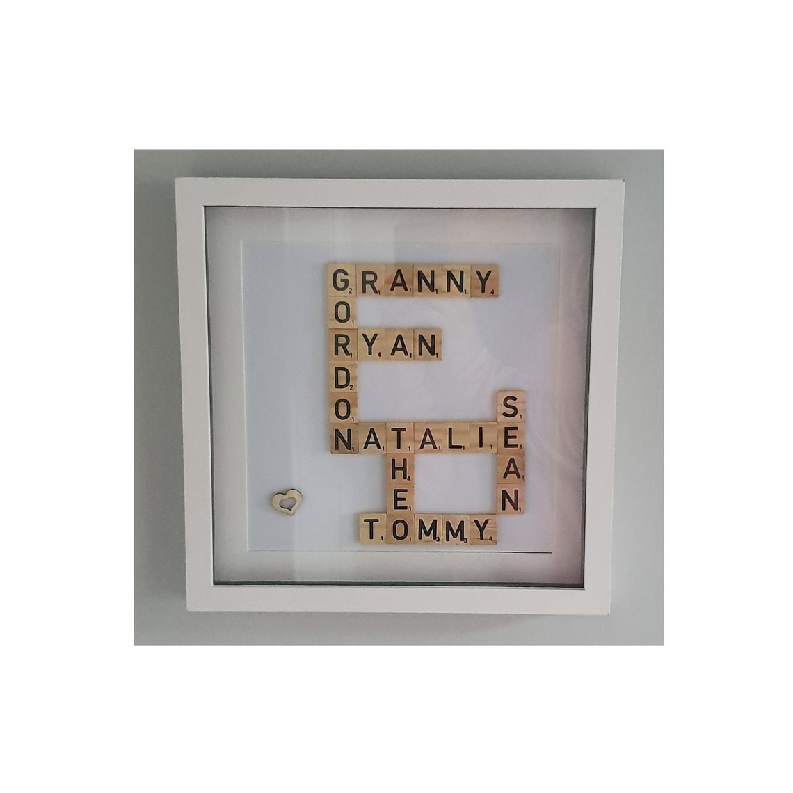 Personalised Scrabble Word Art Frame - Etsy