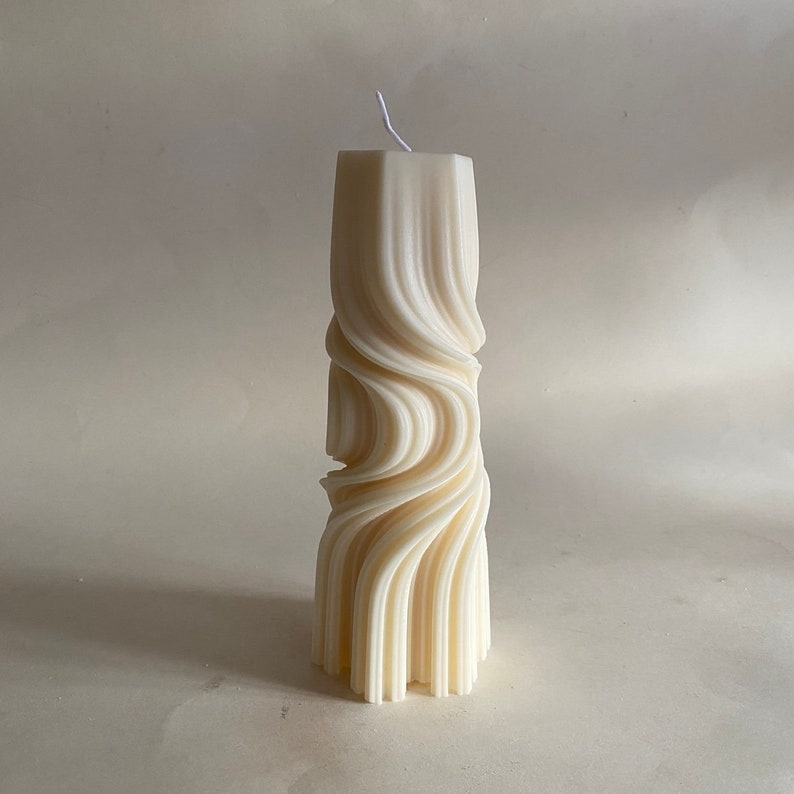 Abstract Pillar Candle I Abstract Pillar Candle I Pillar Candle I ...