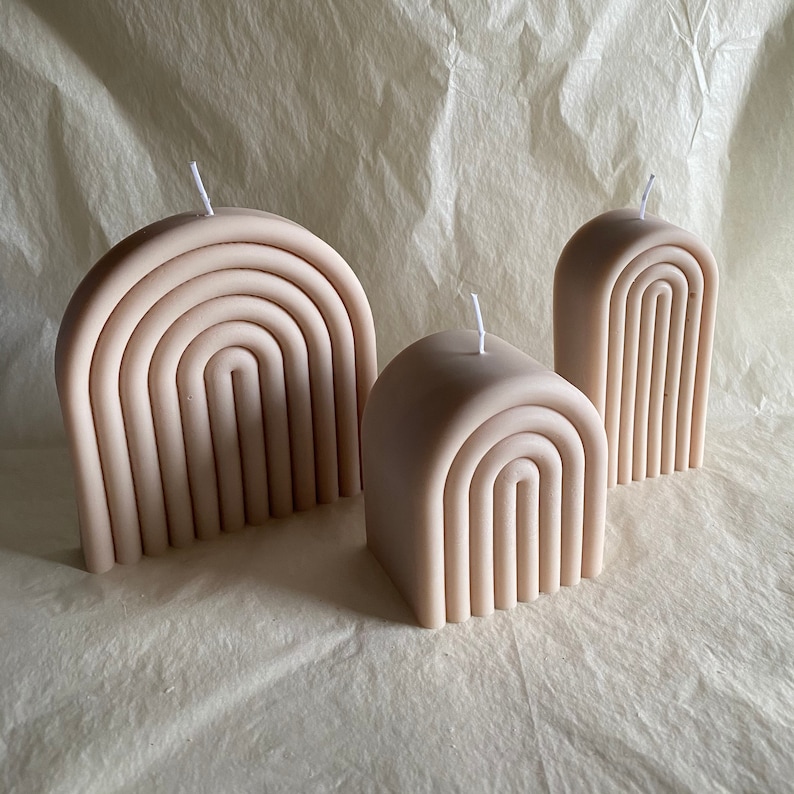 Rainbow Candle L I Rainbow Candle I Arch Candle I Decoration I Bubble ...