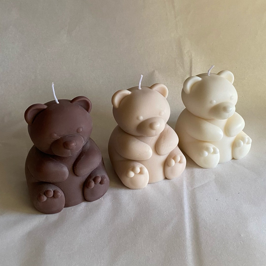 Teddy Bear Candle I Teddy Candle I Teddybear Candle I Bear Candle I ...
