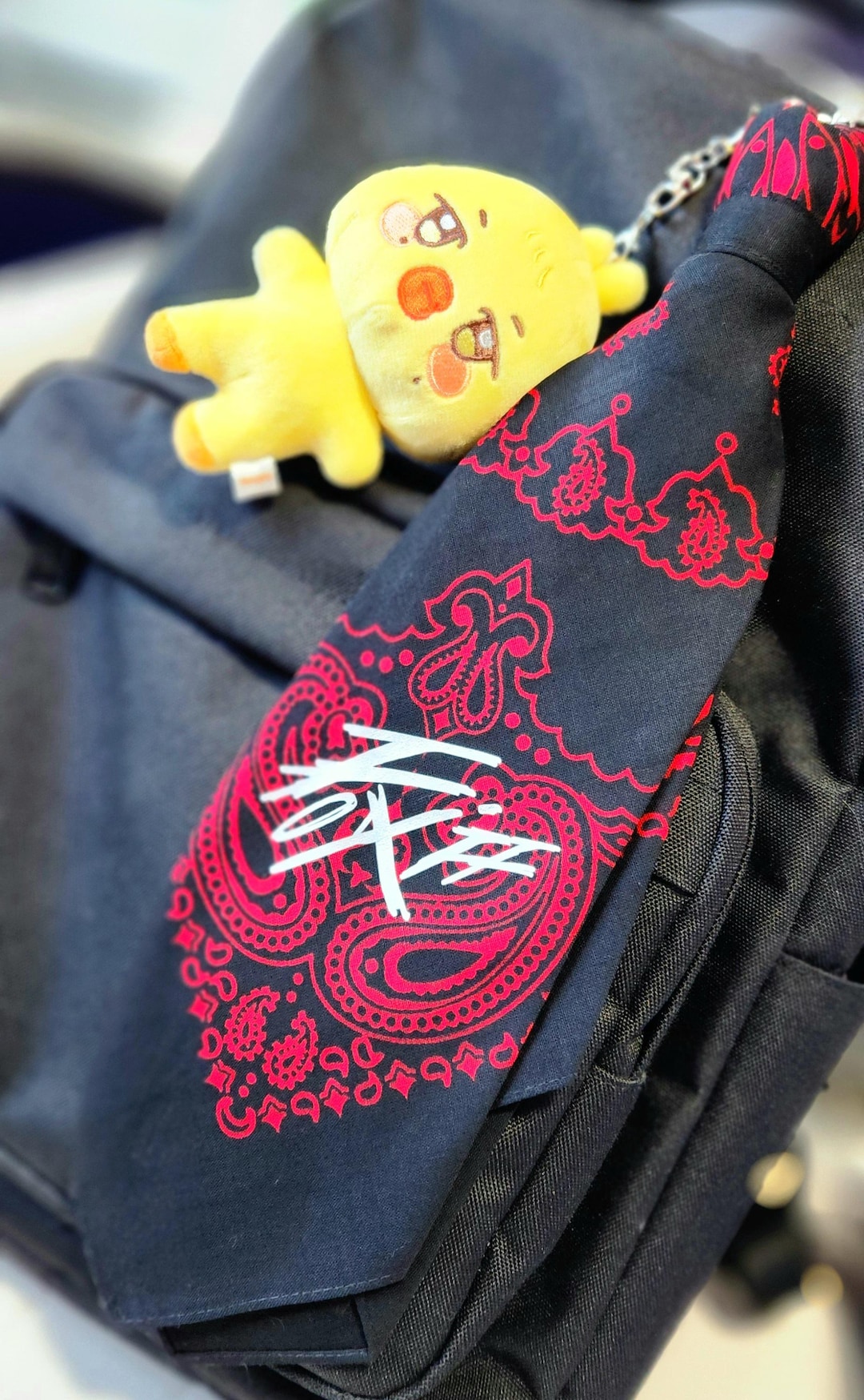 ATEEZ Mingi Inspired Bandana Keychain – Fix off Project K-pop Accessory ...