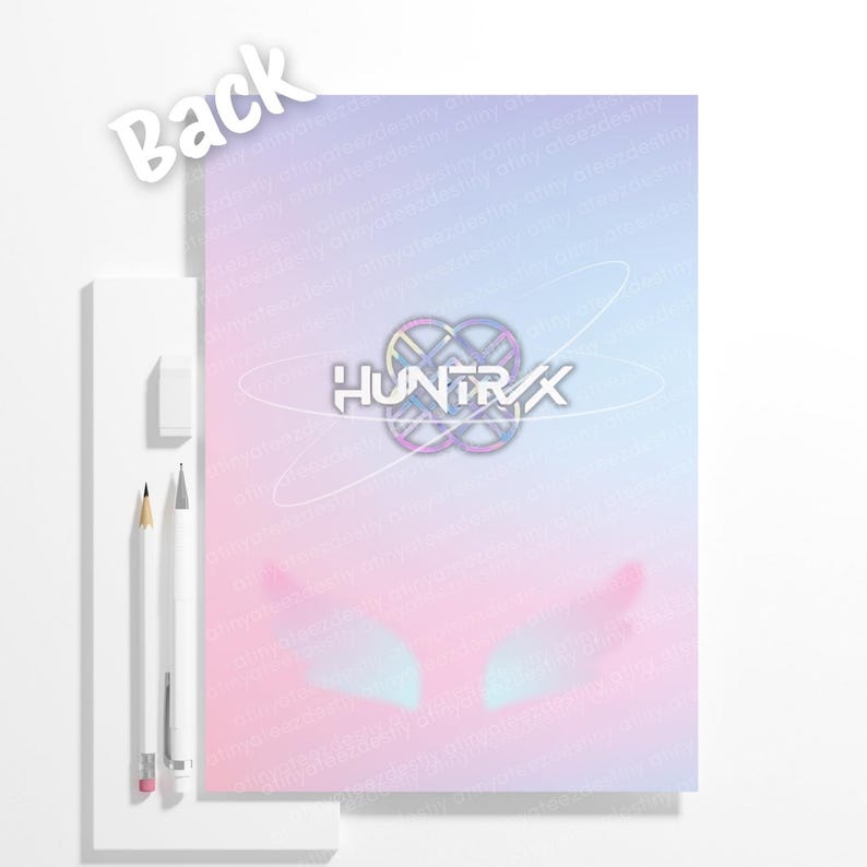 Huntrix & Saja Boys Composition Notebook PDF Canva Template | Demon ...