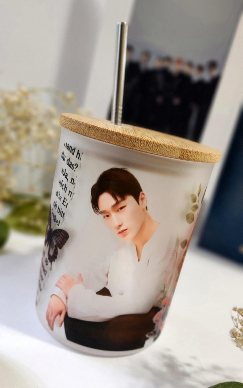 Ateez Aesthetic 16oz Frosted Cup | Atiny | Ateez Cup | Ateez Photocards ...