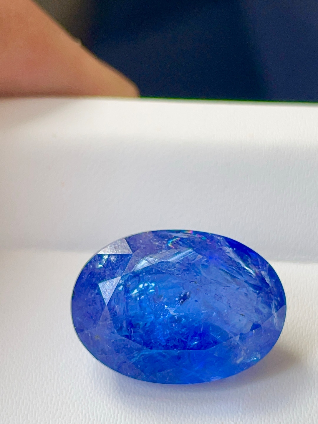 Tanzanite With Inclusions 22.15 Carats Oval Shape 13.9019.4010.30 - Etsy