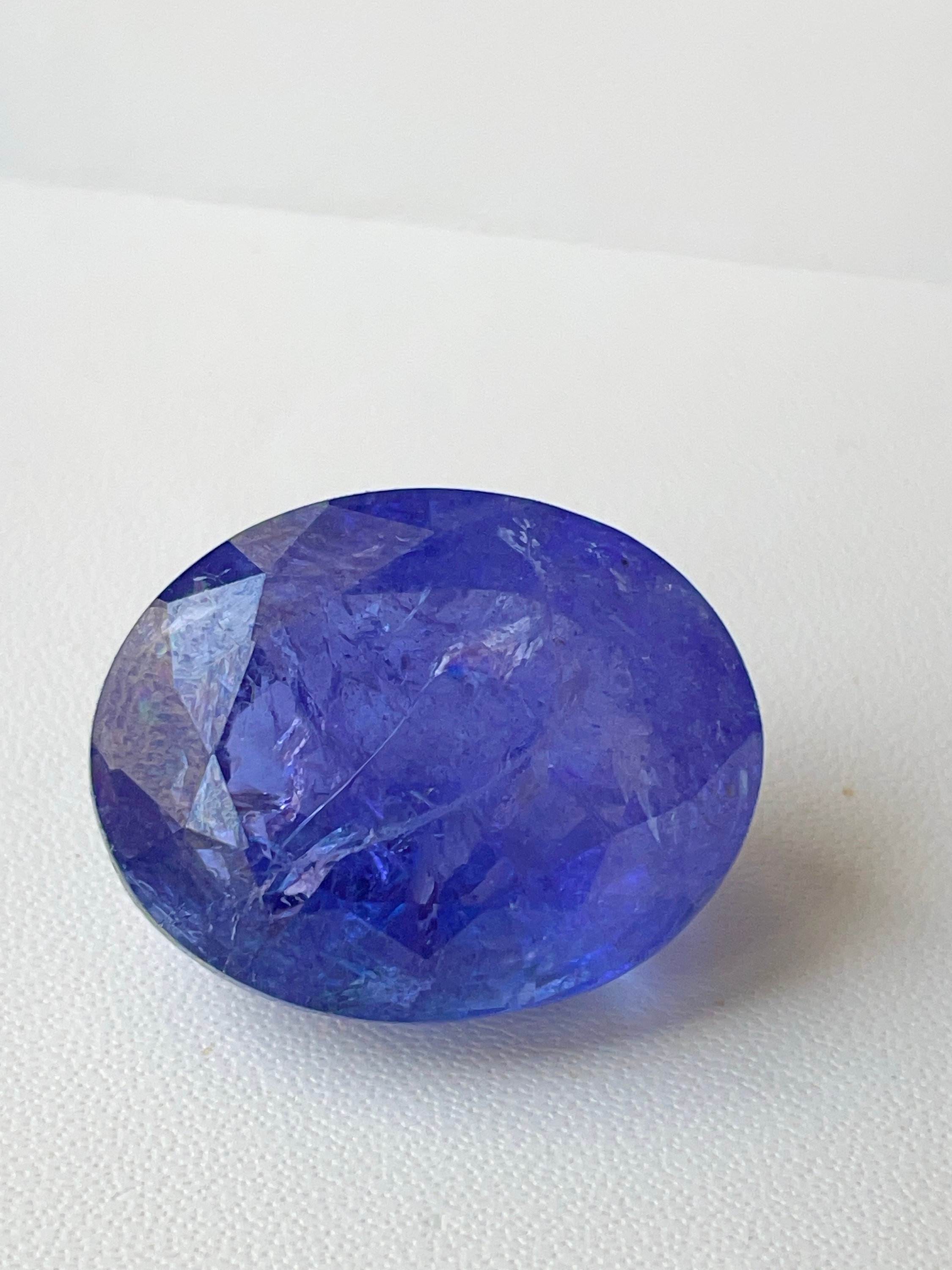 Tanzanite With Inclusions 25.80 Carats Oval Shape 16.1020.1010.30 - Etsy