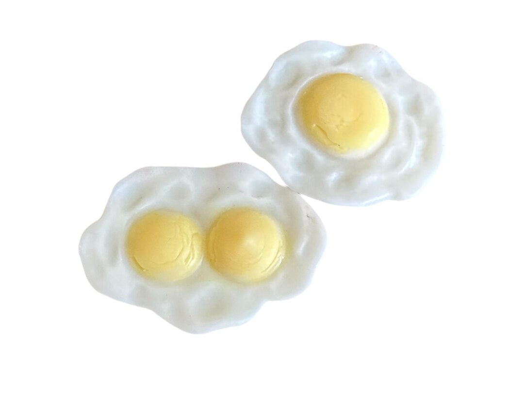 Over Easy | Breakfast Food | Funny Foodie Gift | Realistic Egg Wax ...