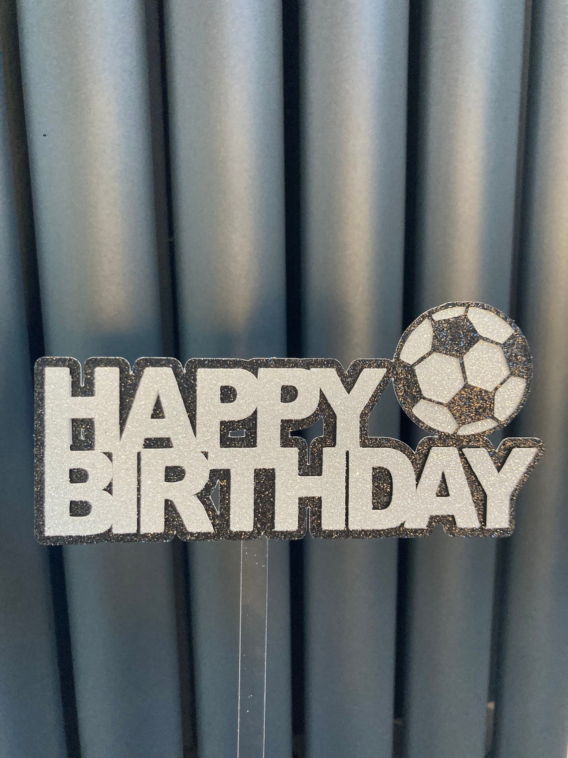 Football Cake Topper Happy Birthday Football Cake Topper | Etsy
