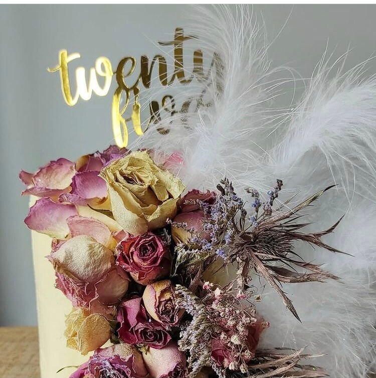 Age Topper, Written Age Topper, Cake Topper, Personalised Cake Topper ...