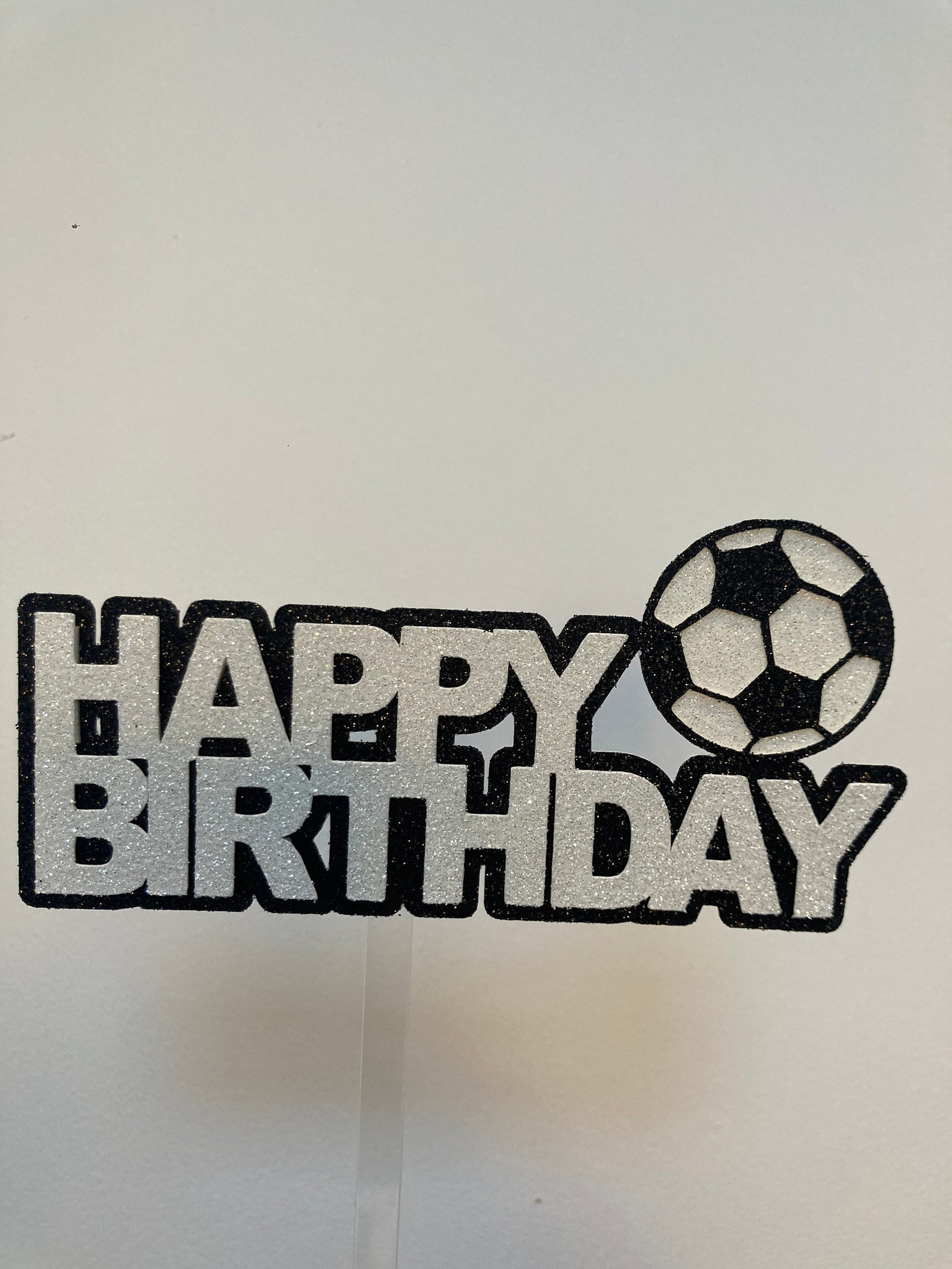 Football Cake Topper Happy Birthday Football Cake Topper | Etsy