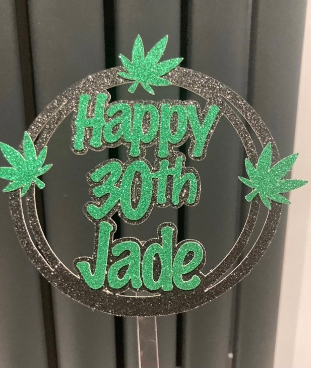 420 Theme Topper, Weed Topper, Marijuana Cake Topper, Leaf Topper, Week ...