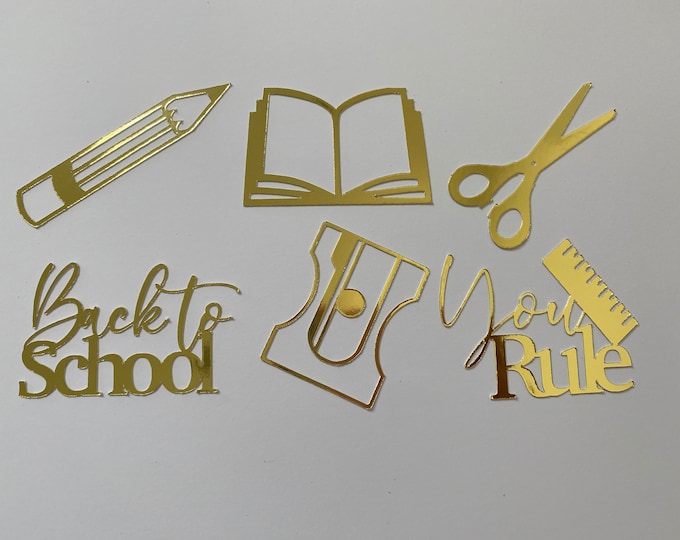 Back to School Cupcake Toppers, Back to School Toppers, 1st Day of ...