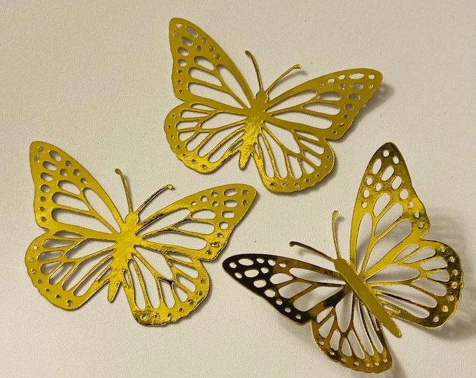 Butterfly Cake Toppers, Cupcake Toppers X6, Cake Toppers, Cake Decor ...