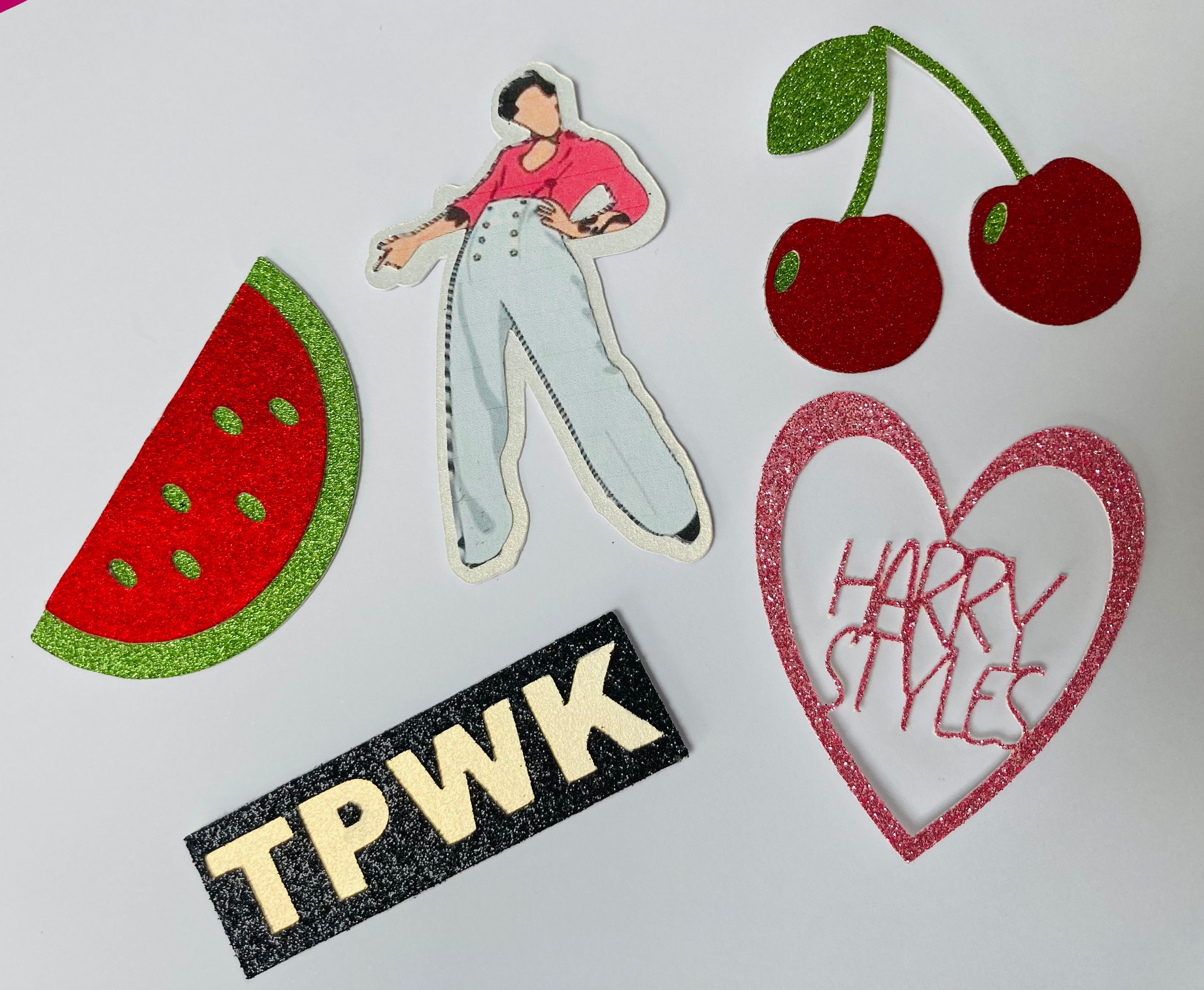 Harry styles cupcake toppers, cake toppers, Harry styles, glitter ...