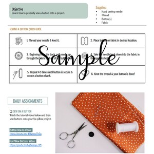 Kid's Sewing Class | DIGITAL BOOK and PATTERNS | Sewing Machine Video ...