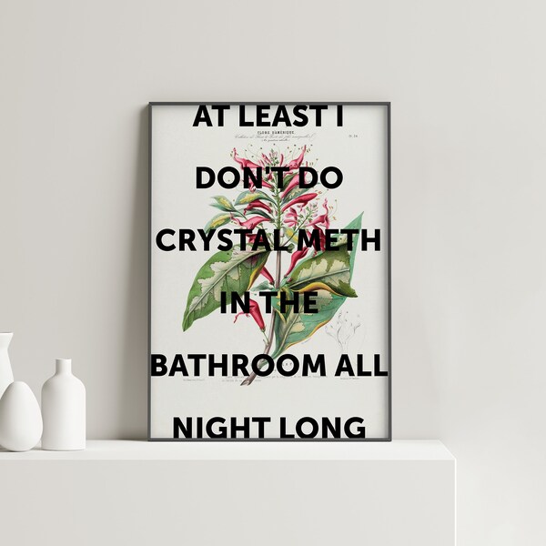 Crystal Meth Poster - Etsy