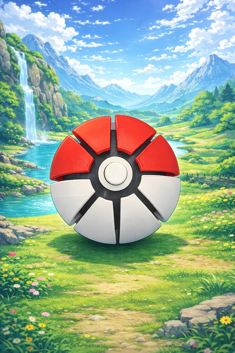 Pokeball Fidget Toy - Etsy