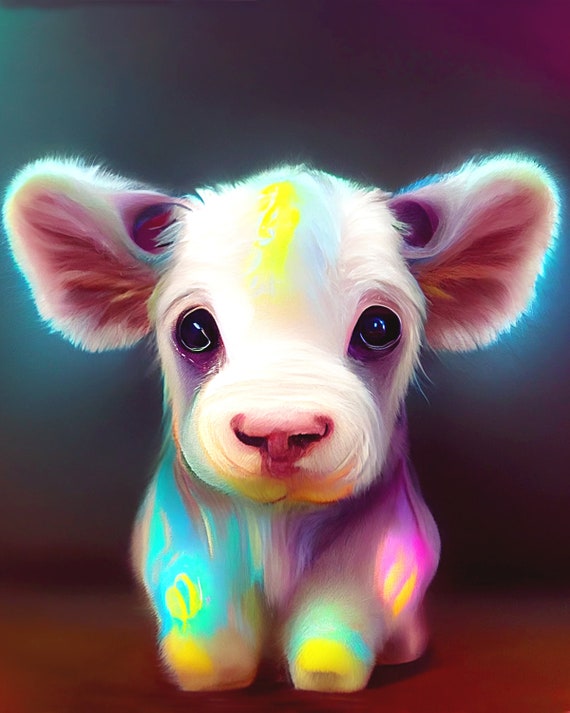 Cute Cow Calf