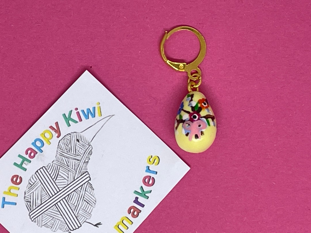 Hand Made Easter Egg Stitch Marker, Progress Keeper, Stitch Marker ...