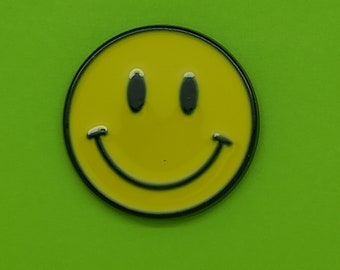 Smiley Face Pin | Etsy