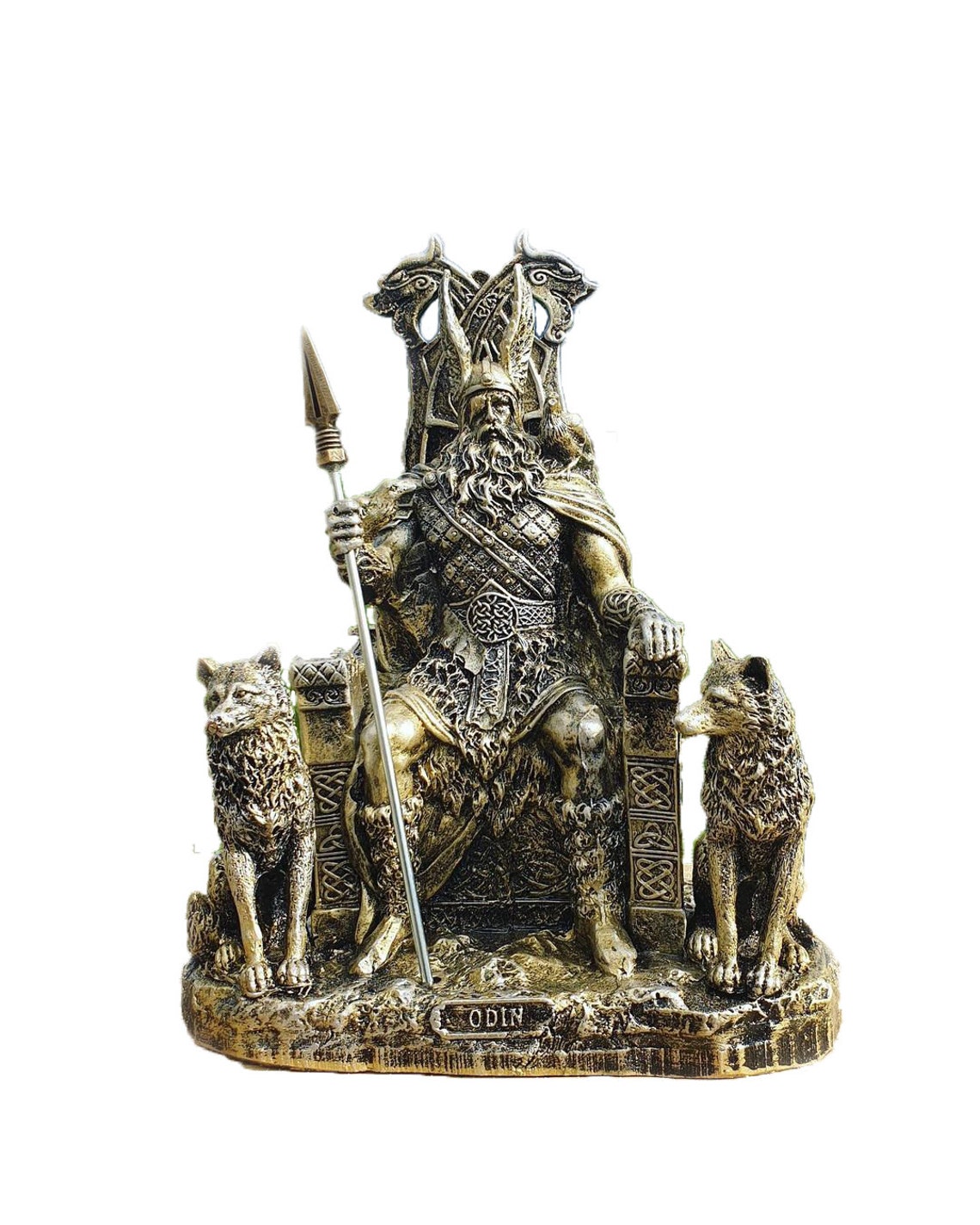 Odin Figurines Statue Allfather Norse Gods Bronze Statue | Etsy