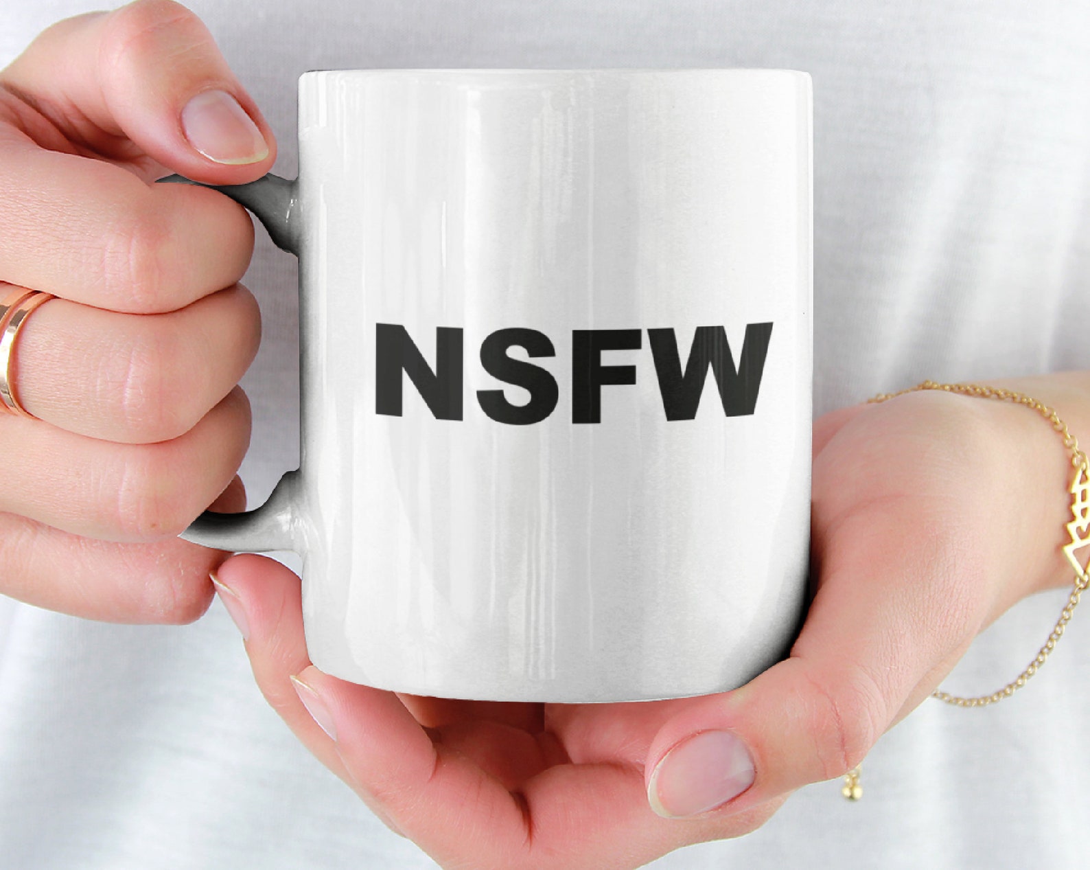 NSFW Not Suitable for Work Ceramic Mug 11oz Funny Mug Funny Coffee Mug ...