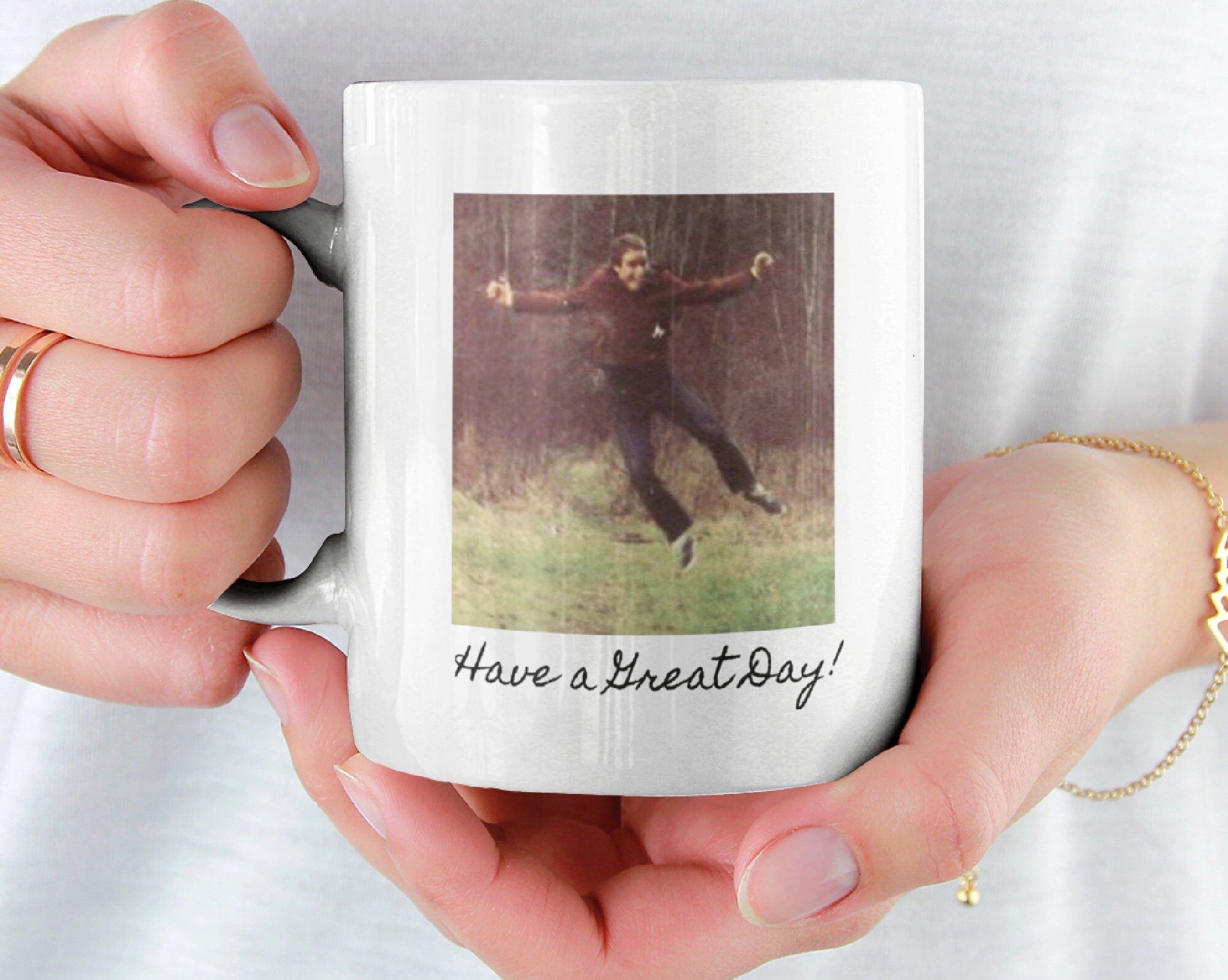 Ted Bundy Have a Great Day Jumping for Joy Ceramic Mug 11oz - Etsy