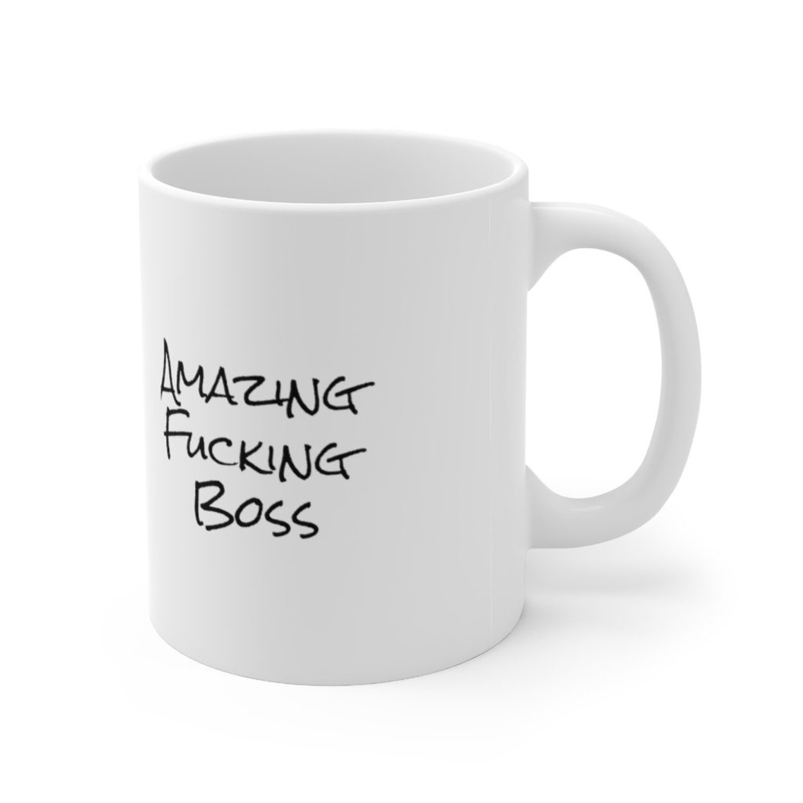 Boss Day T Birthday Amazing Fucking Boss Ceramic Mug 11oz Etsy