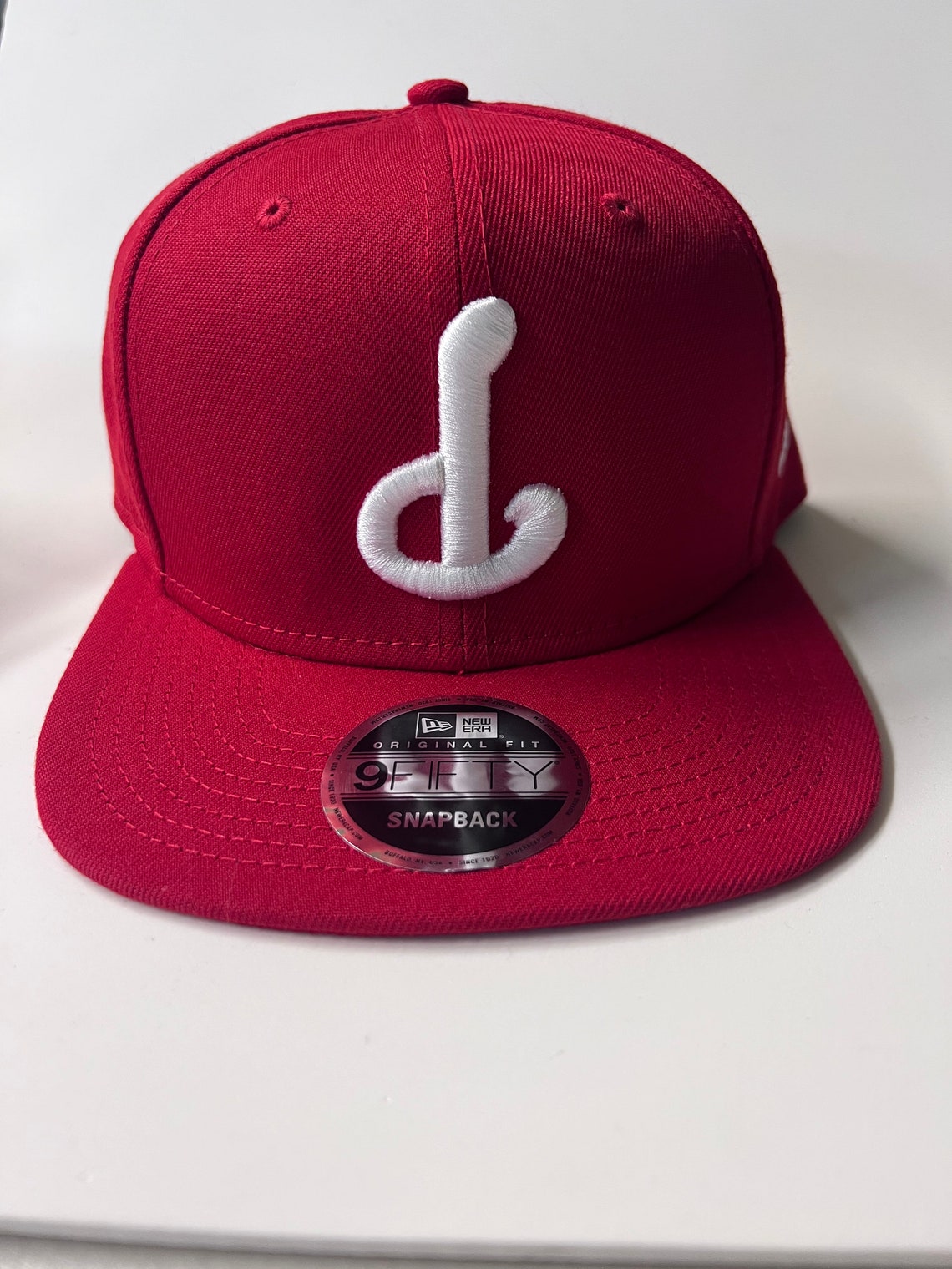 Upside Down p Snap Back red - Etsy