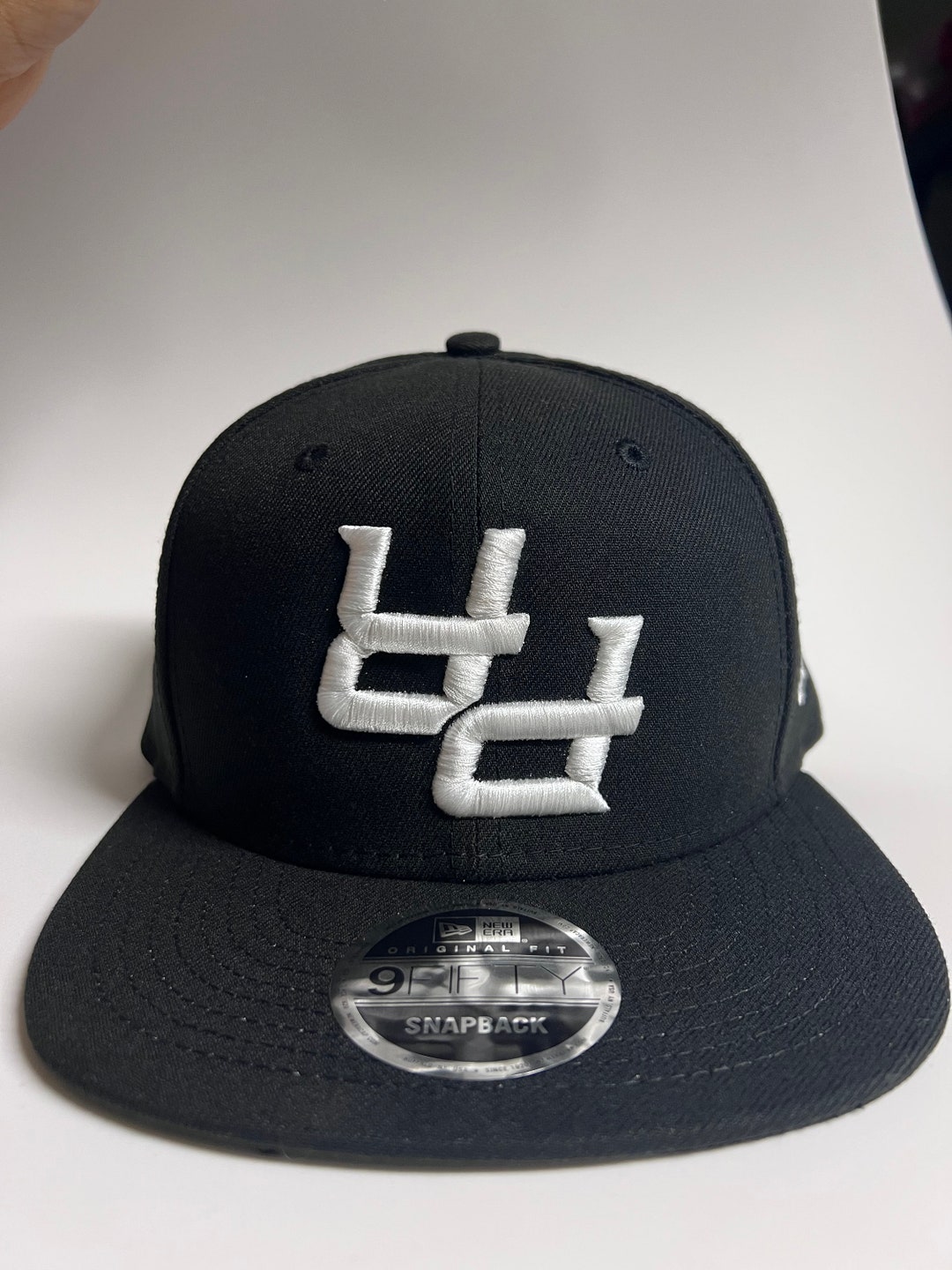 Upside Down "pr" Black (white Thread) - Etsy