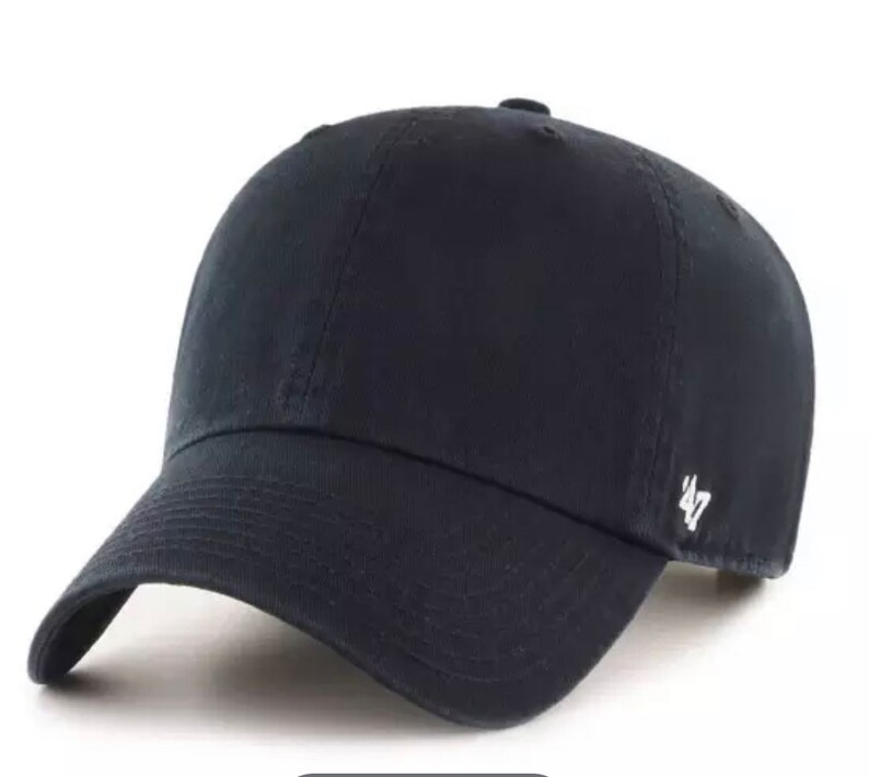 47 Brand Clean up Dad Hat black - Etsy