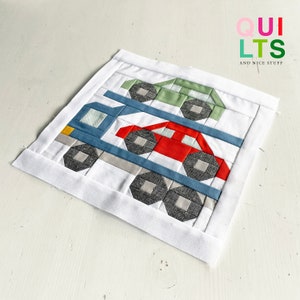 PDF Quilt Block Pattern Car Transporter Vehicle Quilt - Etsy