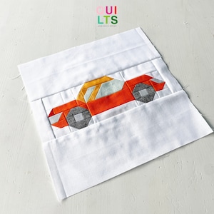 PDF Quilt Block Pattern – Vehicle Quilt – Classic Car 13 - Etsy