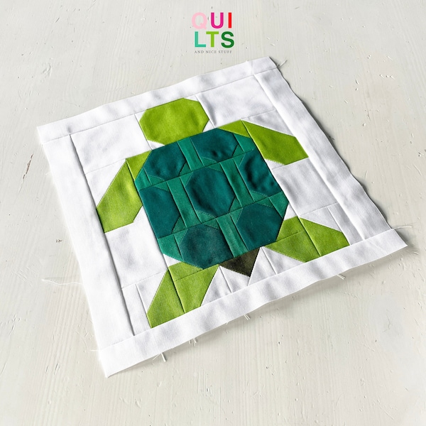 Turtle Quilt Pattern - Etsy