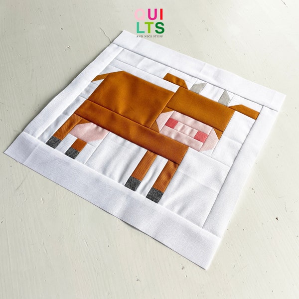 Cow Quilt Pattern - Etsy