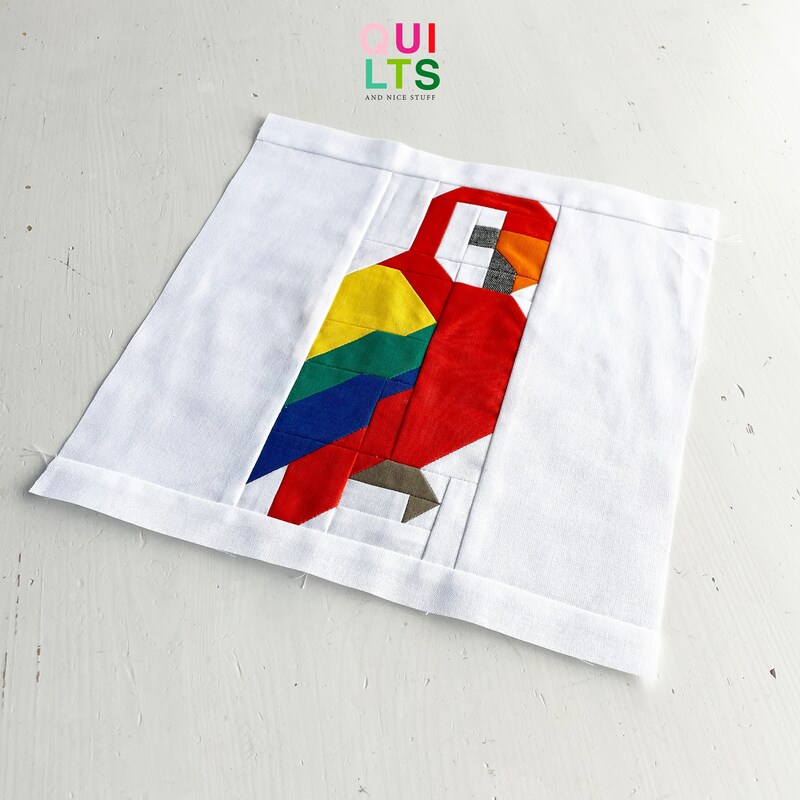 Parrot Quilt Pattern - Etsy