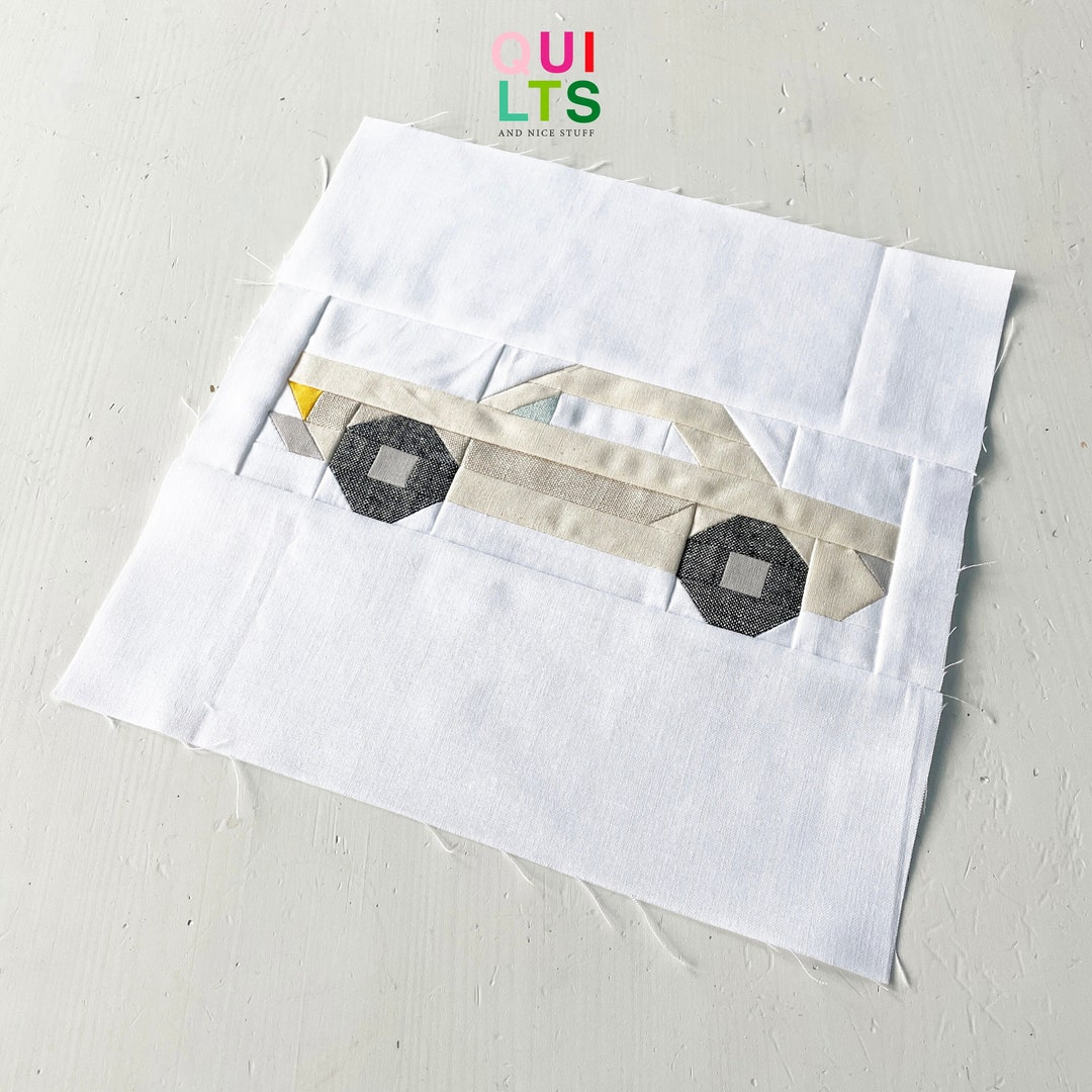 PDF Quilt Block Pattern – Vehicle Quilt – Classic Car 35 - Etsy