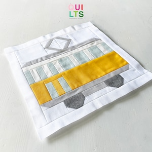 PDF Quilt Block Pattern – Tramway – Vehicle Quilt - Etsy