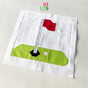 PDF Quilt Block Pattern – Golf Hole – Sport Quilt - Etsy