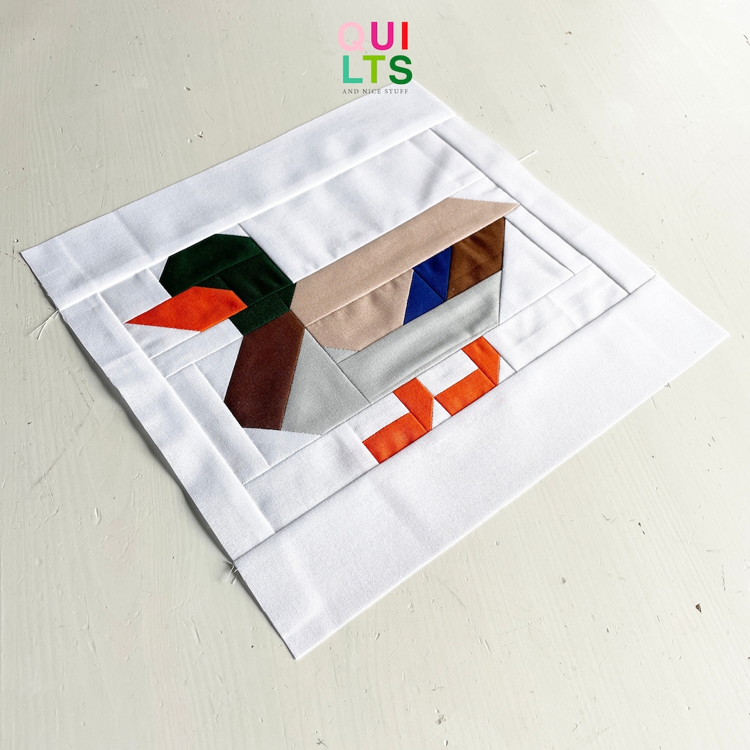 PDF Quilt Block Pattern – Duck – Animal Quilt - Etsy