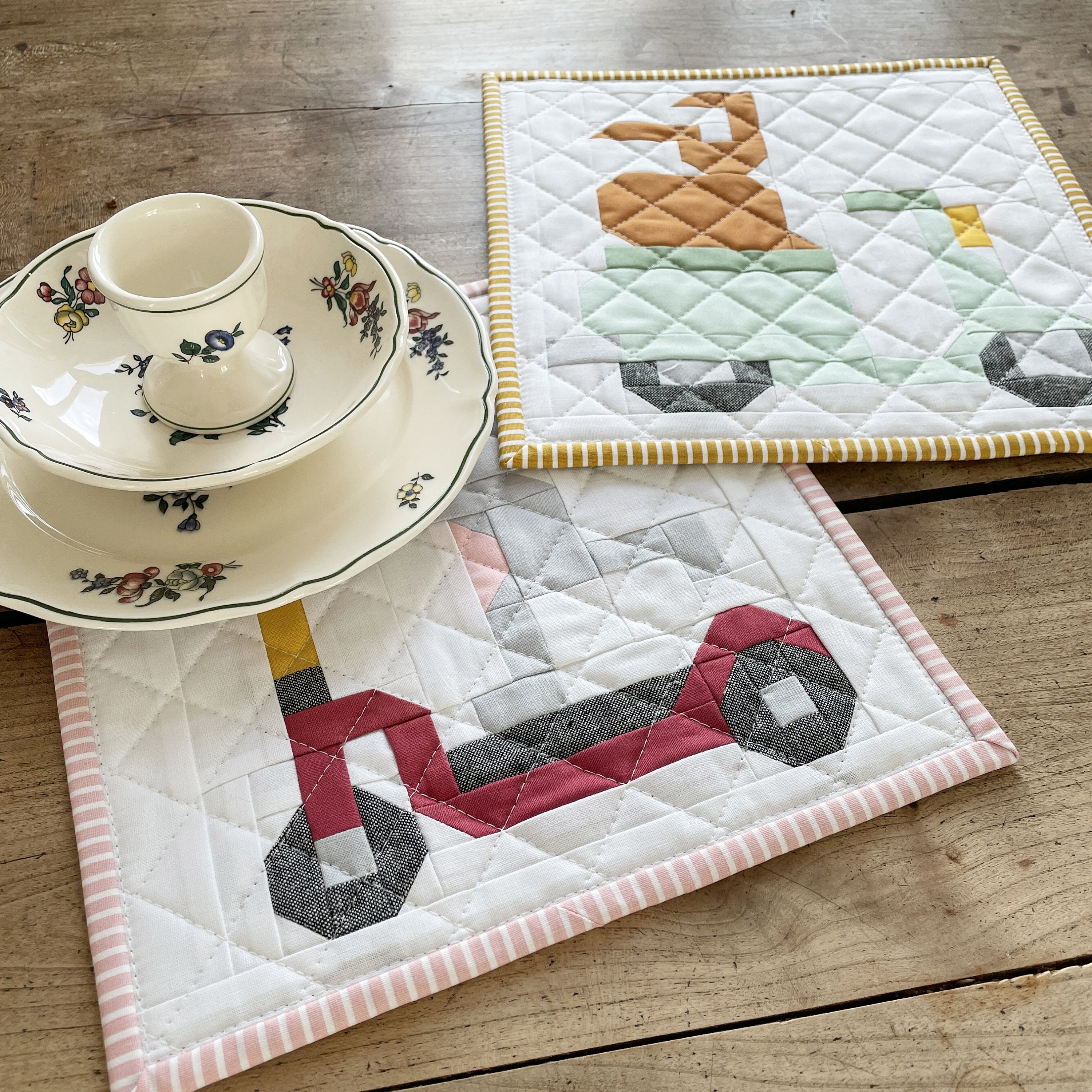 PDF Quilt Block Pattern – Dump Truck – Easter Edition – Vehicle Quilt ...