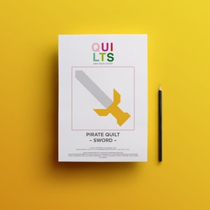 PDF Quilt Block Pattern – Sword – Pirate Quilt - Etsy