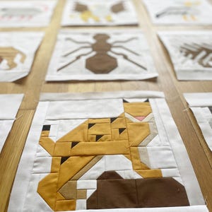 PDF Quilt Block Pattern – Possum – Animal Quilt - Etsy