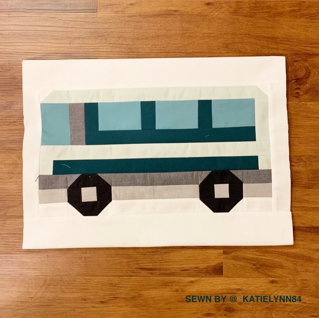 PDF Quilt Block Pattern – Bus – Vehicle Quilt - Etsy
