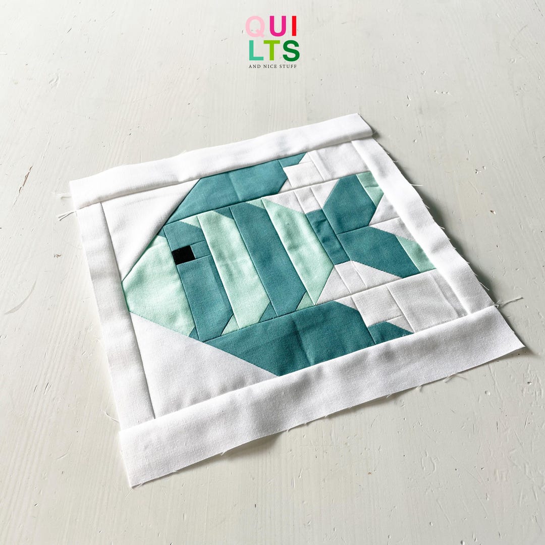 PDF Quilt Block Pattern – Fish – Underwater Quilt - Etsy