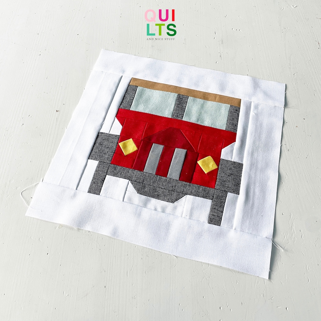 PDF Quilt Block Pattern – Vehicle Quilt – Classic Car 25 - Etsy